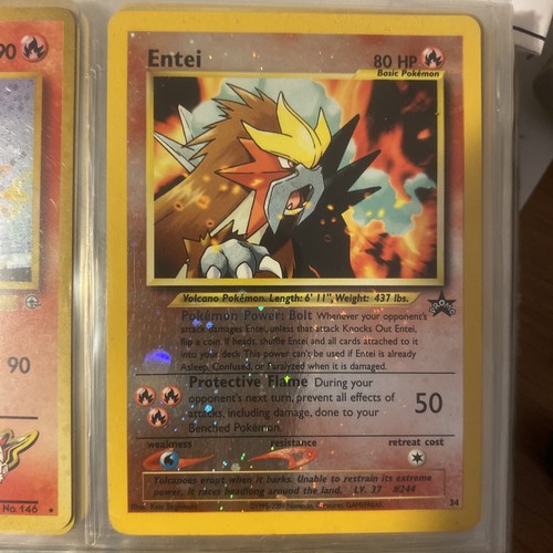 Pokemon Neo Discovery Promo #34 Entei Holofoil Card (tb2) | eBay