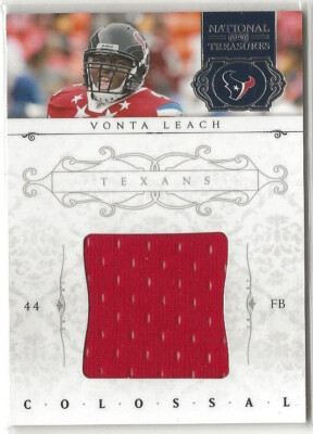 VONTA LEACH - FB - 2011 Panini National Treasures Collossal 37/99 #62 ...
