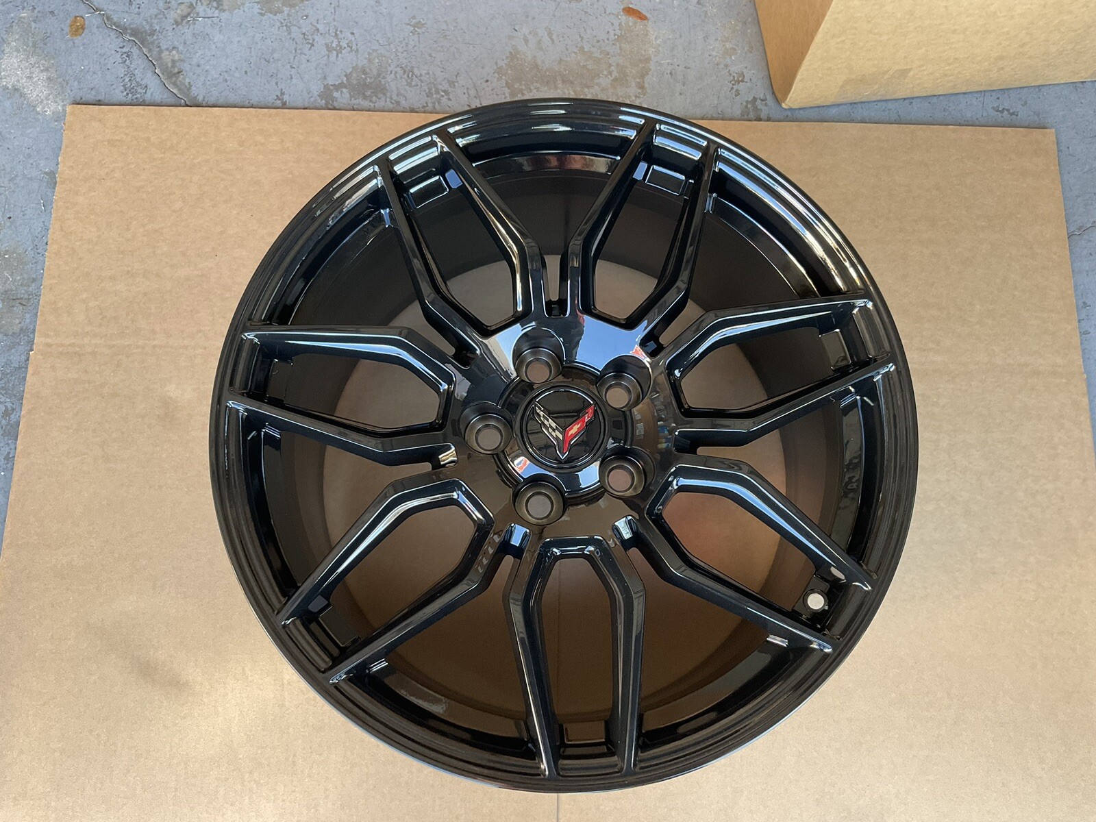 Corvette 20X12 19x10 Gloss Black ZO6 Wheels C8 style For C7 Z06-Gran | eBay