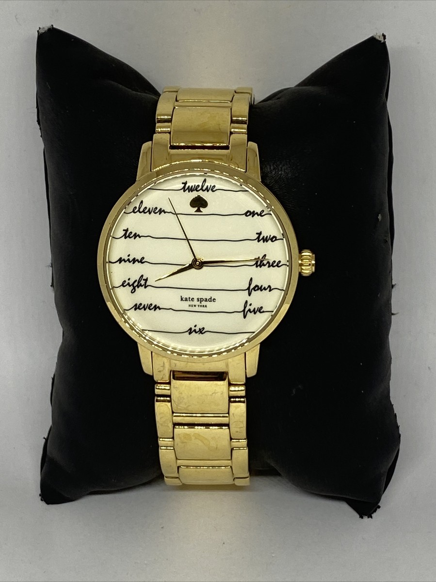 Kate Spade KSW1060 Women's Gold Stainless Steel Analog Cream Kate Spade KSW1060 Women's Gold Stainless Steel Analog Cream