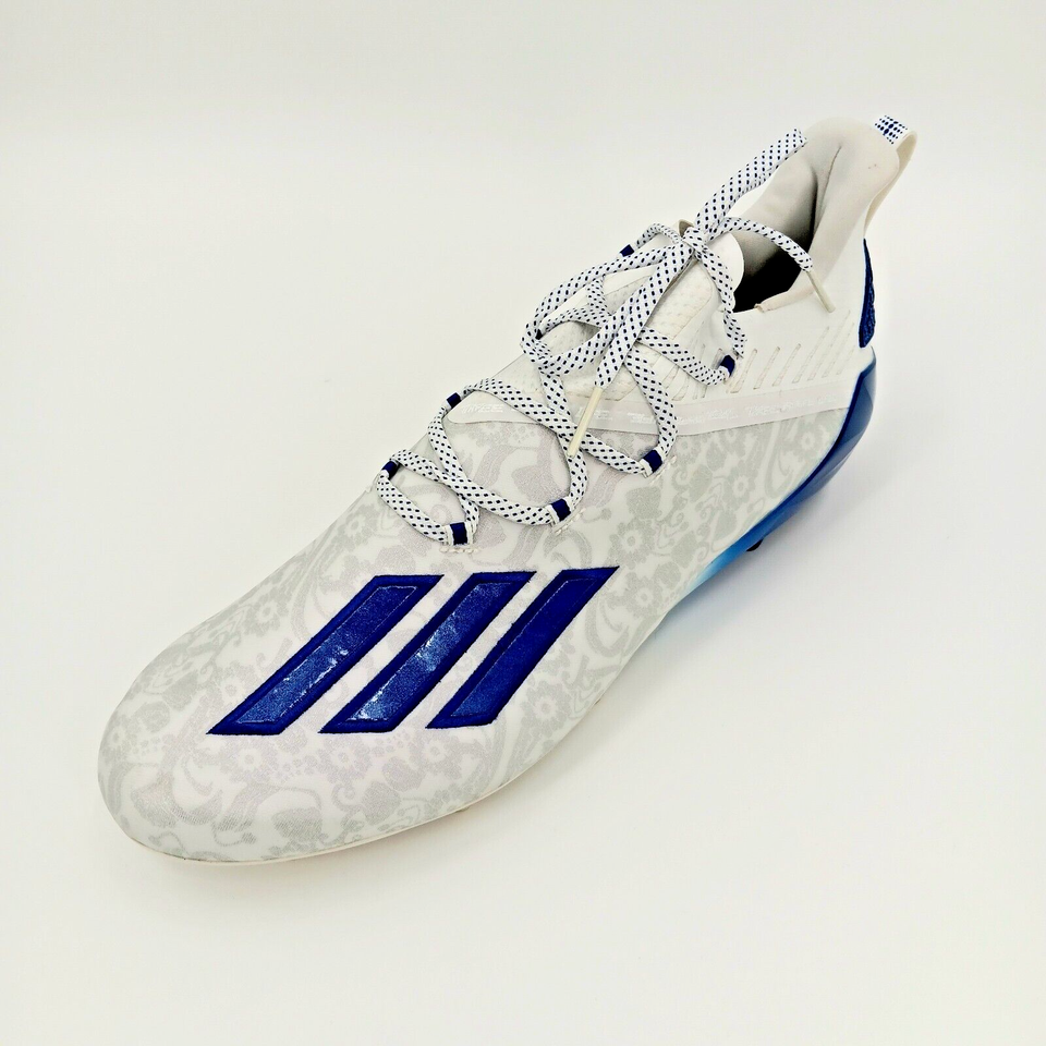 Adidas Men's Young King Football Cleats - Size 16 - White and Blue AF2 ...