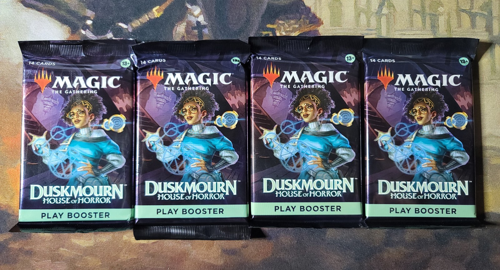 Lot Of 4 Duskmourn Play Booster Packs - Factory Sealed - DSK - MTG | eBay