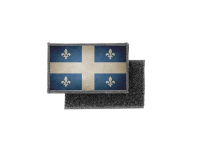 Flag patch printed badge country vintage canada quebec | eBay