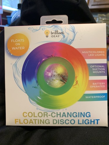 Disco Color Changing Waterproof Floating Light, can Be Optionally ...