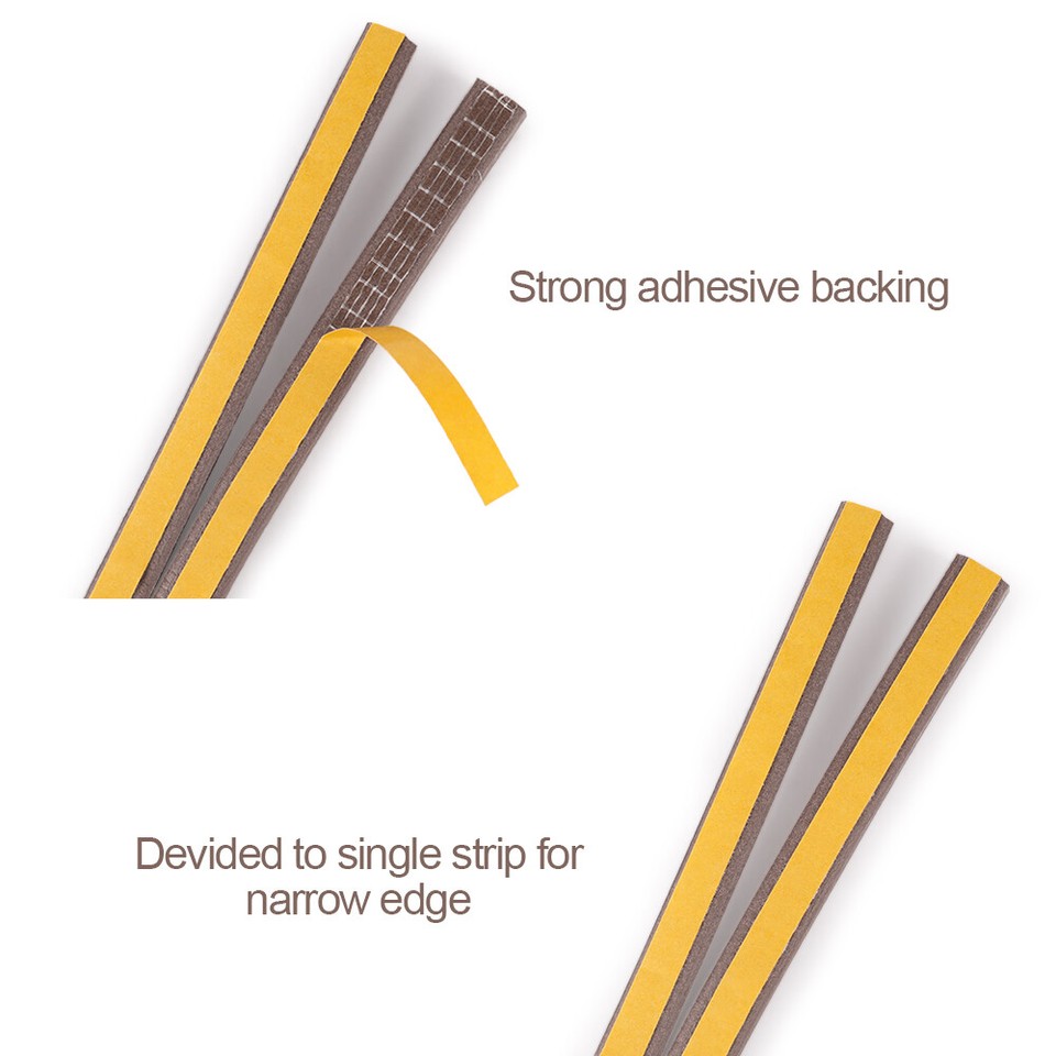 20M Door Weather Stripping Rubber Foam Tape Roll Self-Stick Window Seal ...