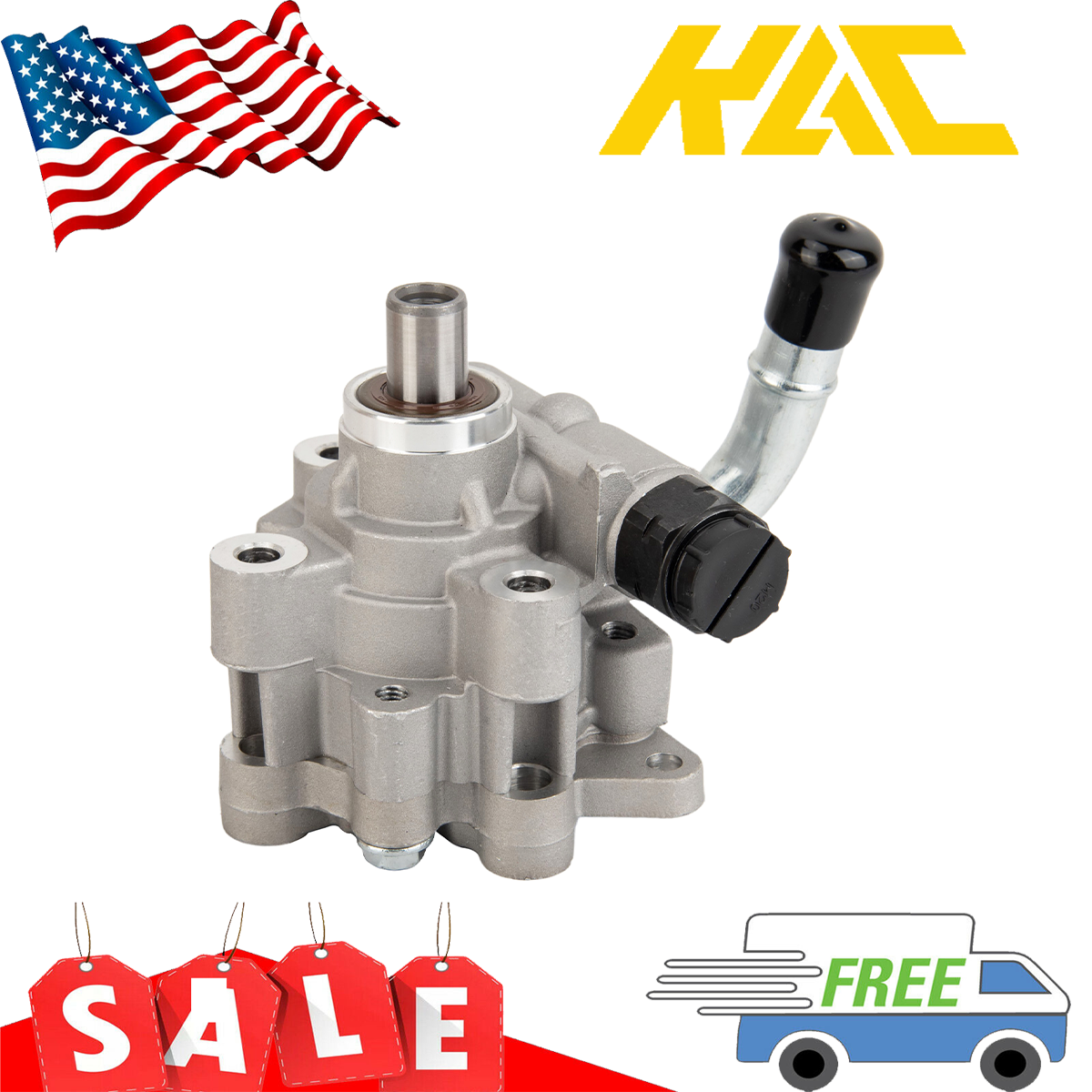 KAC Power Steering Pump 21-5461 For 2005-2010 Jeep Commander 5.7L OHV ...