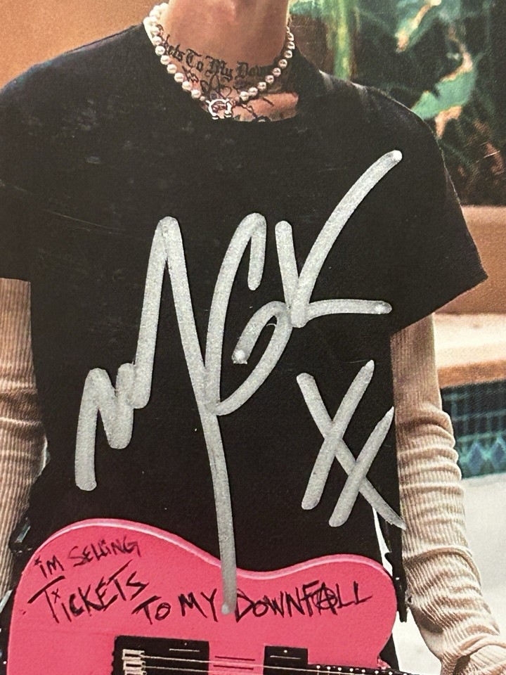 Machine Gun Kelly MGK Signed Autograph Beckett COA Tickets To My ...
