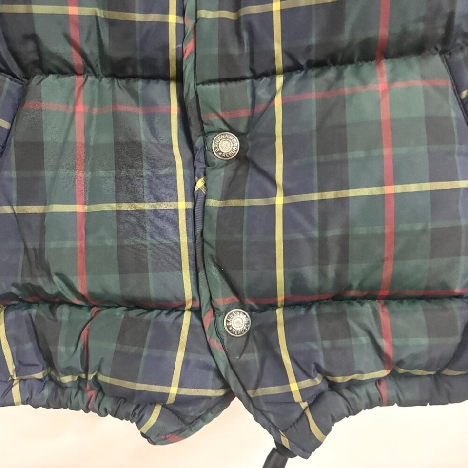 EUC Men's Banana Republic Puffer Down Filled Plaid Vest - sz XS | eBay