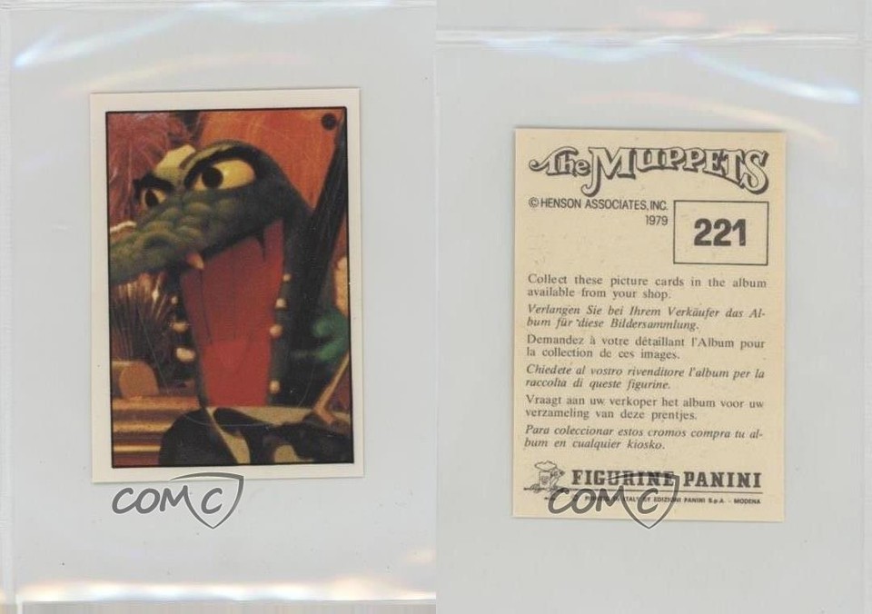 1979 Panini The Muppets Stickers Alligator #221 1c0s | eBay