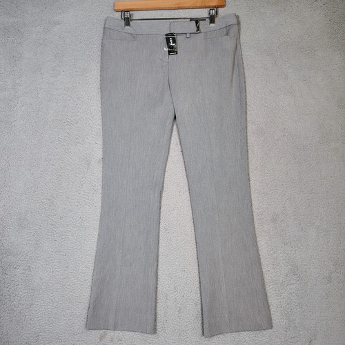 Express Columnist Pants Women's 6R Gray Barely Boot Low-Rise Business ...
