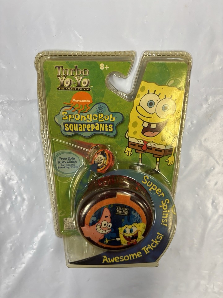 Nickelodeon Sponge Bob Squarepants Turbo Yo-Yo Superspins *RARE* 2003 ...