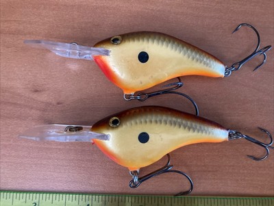 2 Discontinued Rapala DT Dives To Flat DTF-7 CW CRAWDAD Bass Musky Fishing Lure | eBay