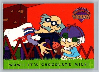 Wow It's Chocolate Milk 1997 Tempo Rugrats #31 Trading Card Touchdown ...