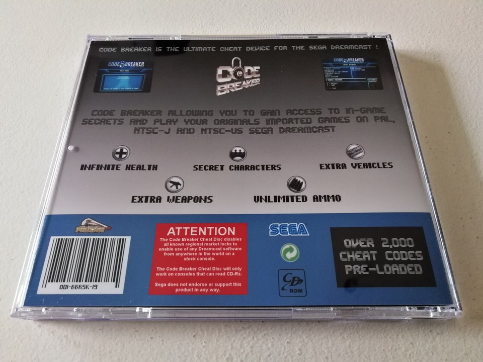SEGA DREAMCAST Code Breaker | eBay