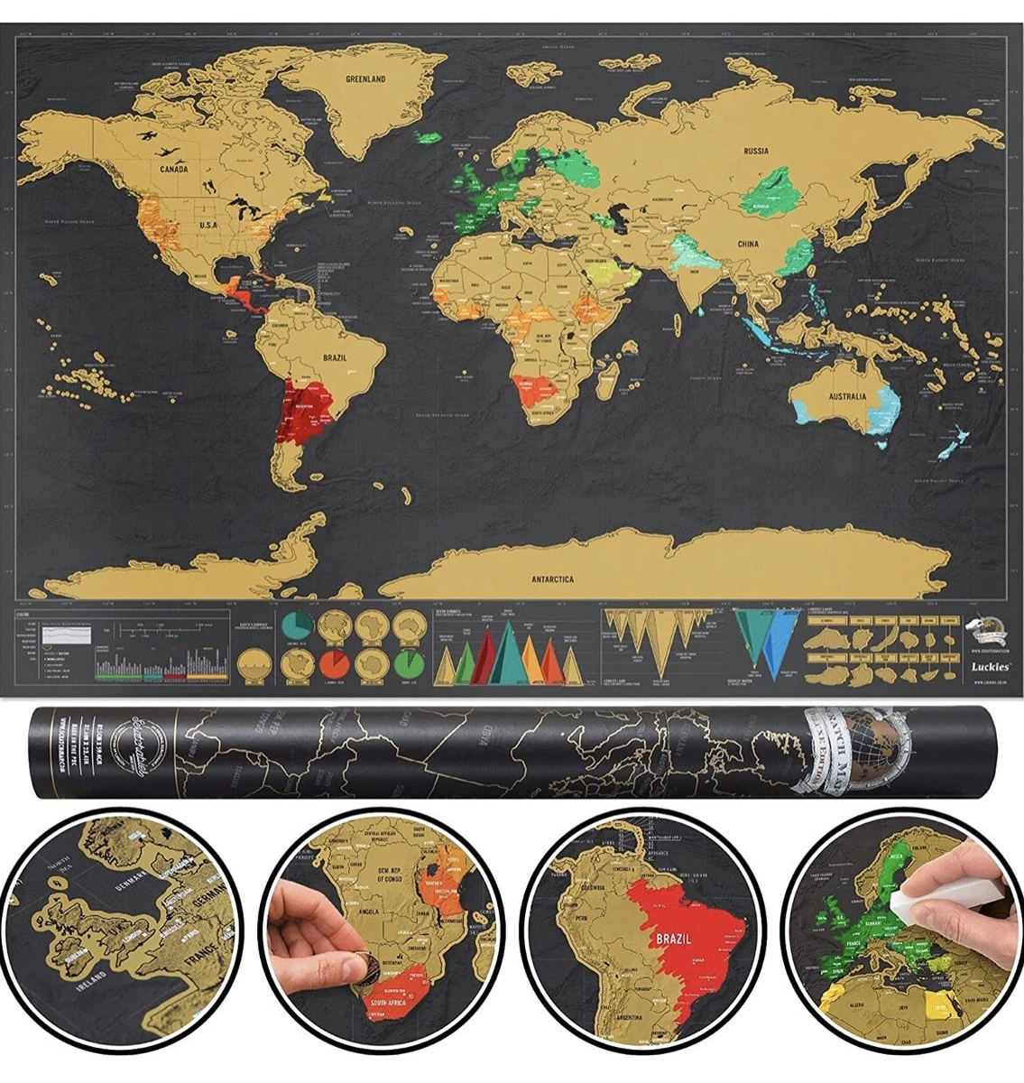 Wanderlust Travel Map