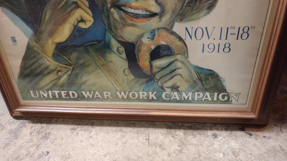 ORIGINAL 1918 THE SALVATION ARMY LASSIE WW1 POSTER Framed | eBay