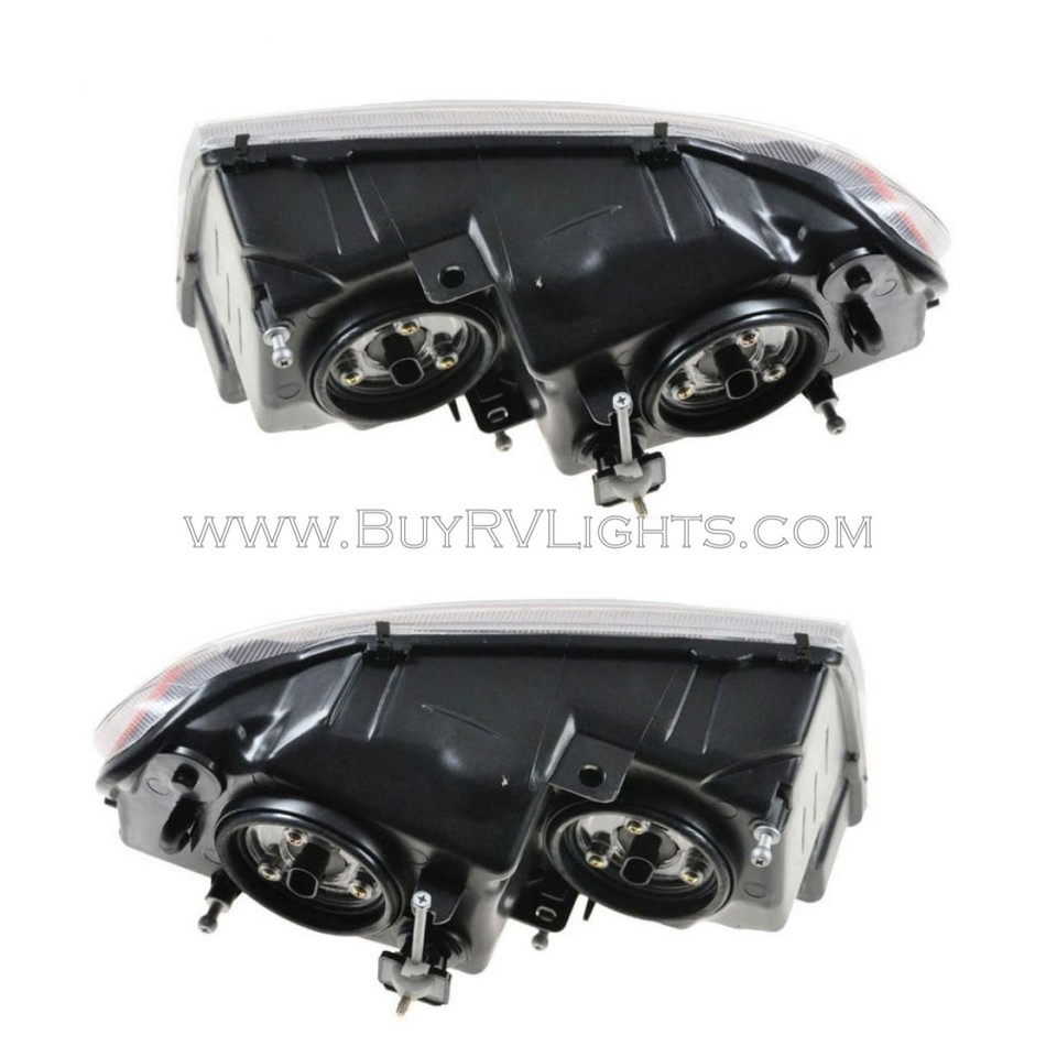 HOLIDAY RAMBLER AMBASSADOR 2007 2008 2009 CHROME HEADLIGHT HEAD LIGHTS ...