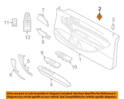 BMW OEM 99-23 228i xDrive Interior Trim-Door Trim Panel Clip ...