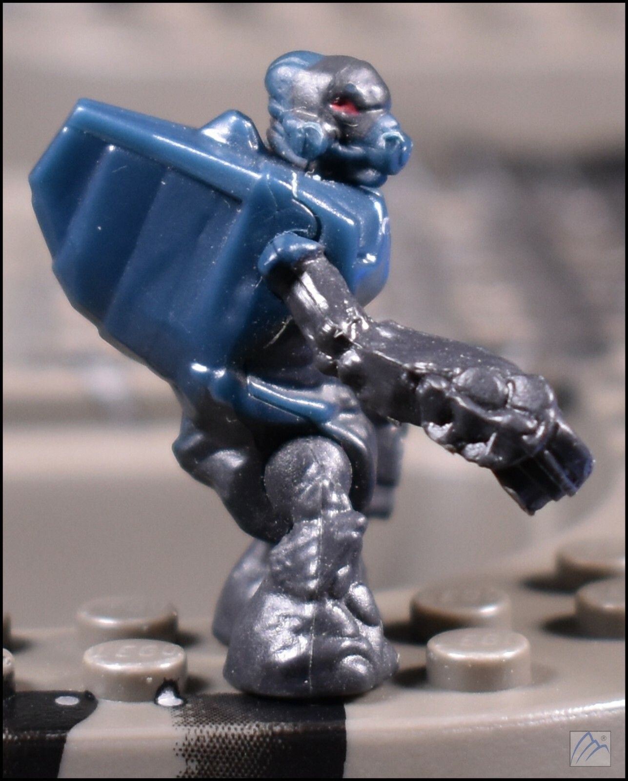 HALO MEGA BLOKS BLUE GRUNT MINI FIGURE 96912 COVENANT ASSAULT UNIT for ...