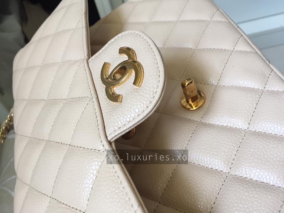 Chanel Authentic w RECEIPT Classic double Flap Jumbo … - Gem