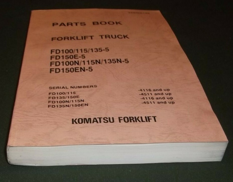 KOMATSU FD100-5 FD115-5 FD135-5 FD150E-5 FD100N-5 FD150EN5 FORKLIFT ...