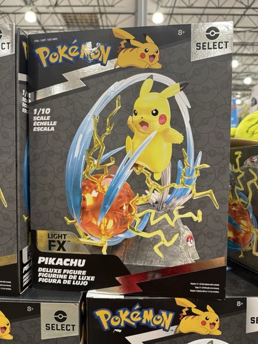Jazwares x Pokemon 1/10 Scale Pikachu Deluxe Figure Select Light FX ...