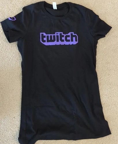 Twitch Mens Medium Black & Purple T-Shirt, Gamer, Video Game, eSports ...