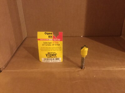 Oldham 292 Viper 3324OG 3/32” Ogee Bit Router Bit 1/4” Shank Made In ...
