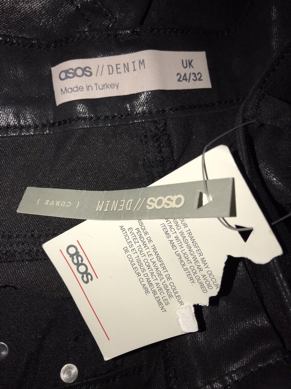 ASOS NULL Mens Denim Jeans Pants Made In Turkey Sz UK 24/32 | eBay