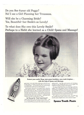 Ipana Toothpaste Print Ad Dental Advertising Vintage Advertisement 1941 ...