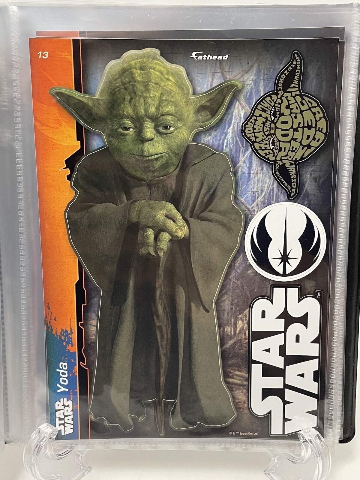 Star Wars Fathead Tradeables 5x7 in Vinal. Complete Set of 25 with ...