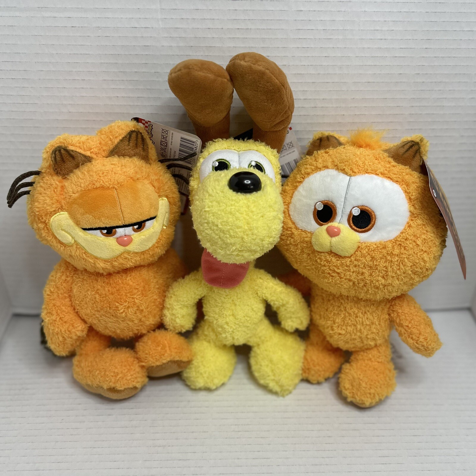 The Garfield Movie Garfield Odie Baby Garfield Plush 8" Set of 3 2024 ...