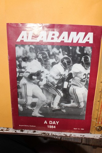 1984 University of Alabama A Day Football Game Program Kerry Goode | eBay