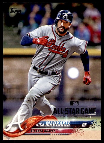 2018 Topps - Nick Markakis #206 Braves All Star Game Stamp SP | eBay