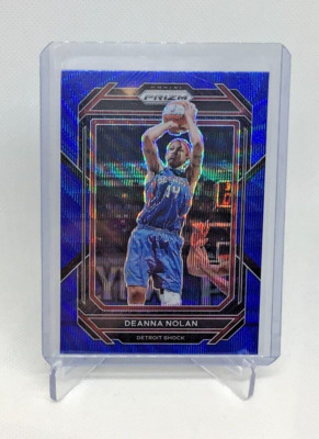 2023/24 Panini Prizm WNBA - DEANNA NOLAN - BLUE WAVE PRIZM - #79 - Shock | eBay