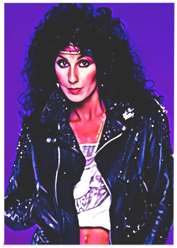4 x 6 * CHER * Fun Novelty * MUSIC ART * Glossy Vinyl Sticker | eBay
