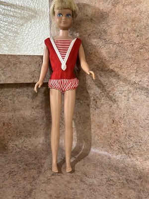 Vintage Red Swim Bathing Suit for Skipper Doll-Barbie clothes | eBay