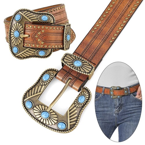 Bohemian Western Belts Cowgirl Cowboy Country Belts for Jeans Pant ...