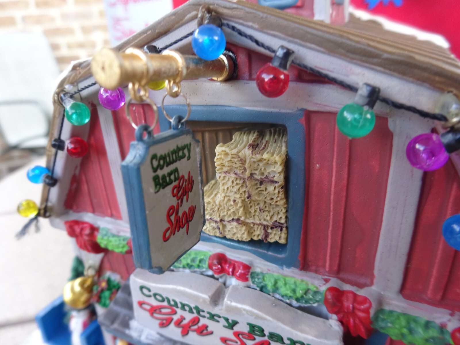 lemax country barn gift shop porcelain lighted building christmas ...