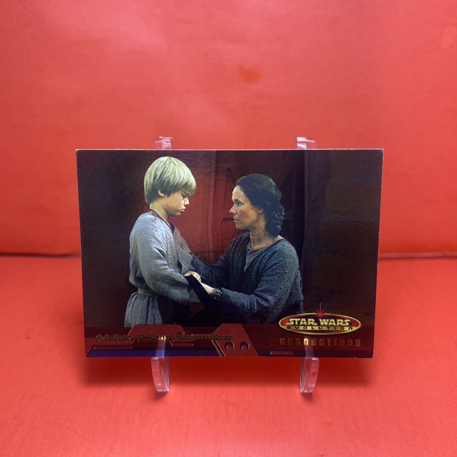 2001 Star Wars Evolution Anakin And Shmi Skywalker/Checklist #C1 EX🦄 | eBay