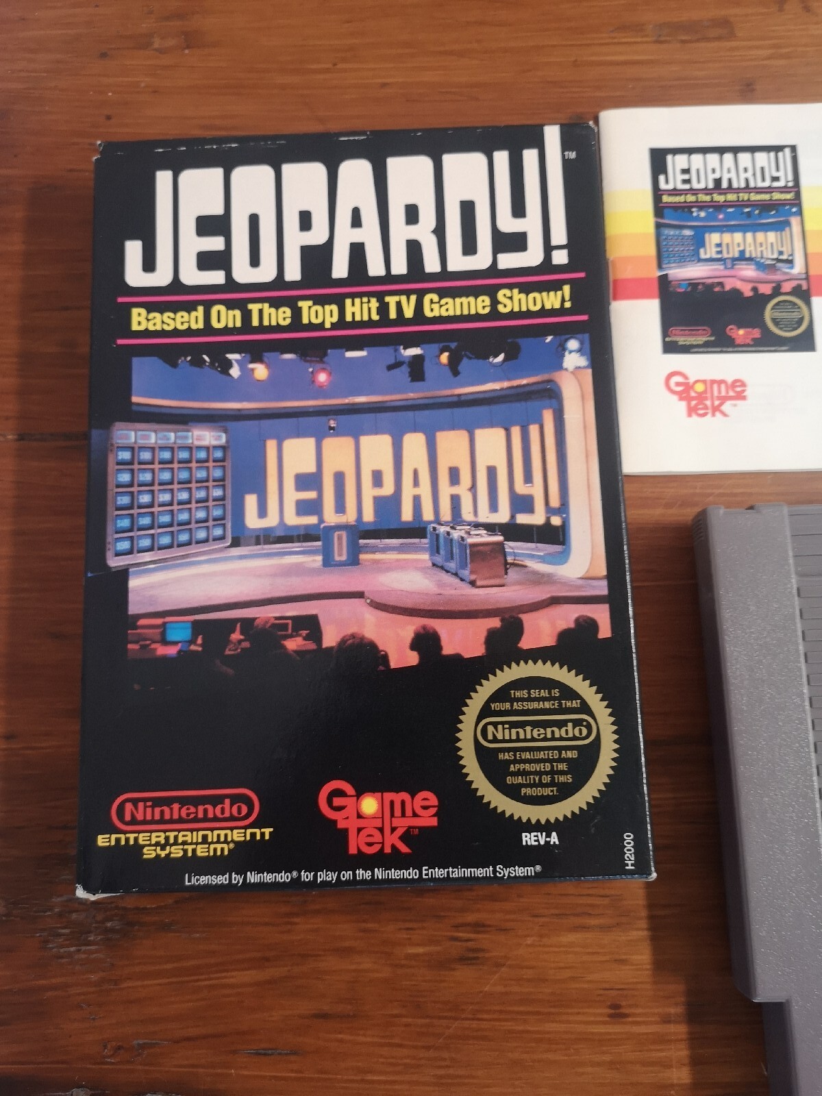 4 LOT NES games Legends of the Diamond Tecmo Bowl Jeopardy Super Mario ...