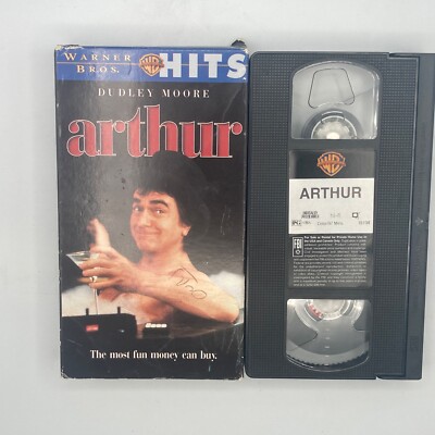 Arthur (1981), VHS Movie, Warner Home Video "WB Hits" (1997), Dudley ...