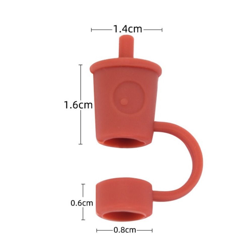 Splash Proof Silicone Straw Plug Cup Accessories Plugs Cover Outdoor | eBay