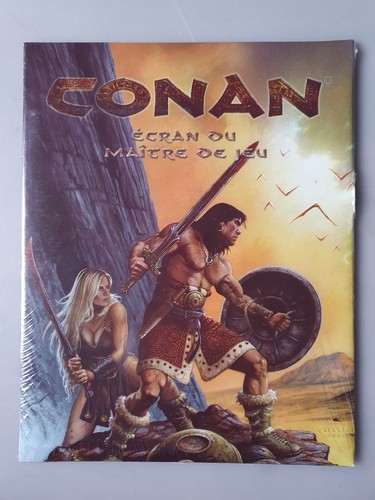 Conan écran du maître de jeu + carte - D20 D&D3 RPG - Mongoose Ubik ...