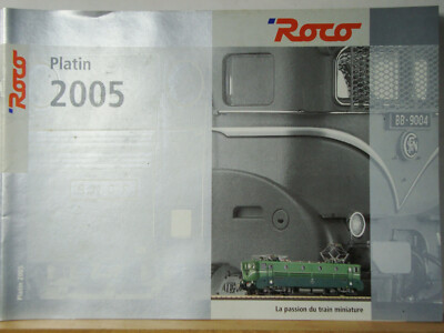 Catalogue ROCO 2005 F Collection PLATIN 2005 - HO BB 9004 - Neuf 40 p | eBay