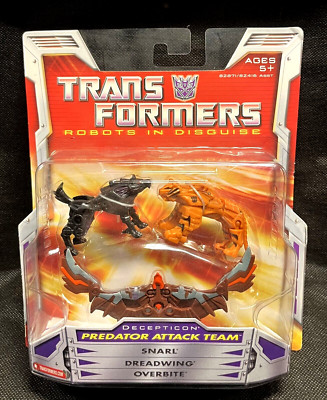 Transformers Robots In Disguise Predator attack Team NIB | eBay