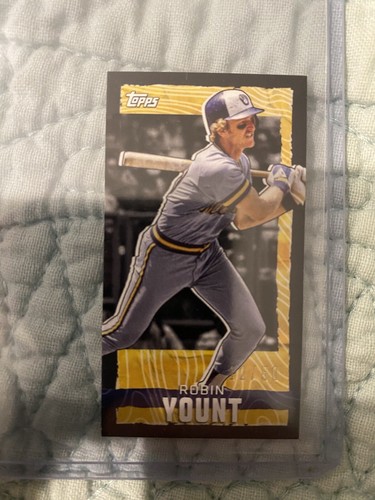2023 Topps Rip Robin Yount Black Mini #'d /50 Brewers | eBay