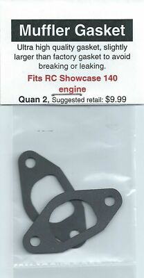RCS 140, RC Showcase 140, R/C Showcase Exhaust/Muffler Gasket 2 Pack ...