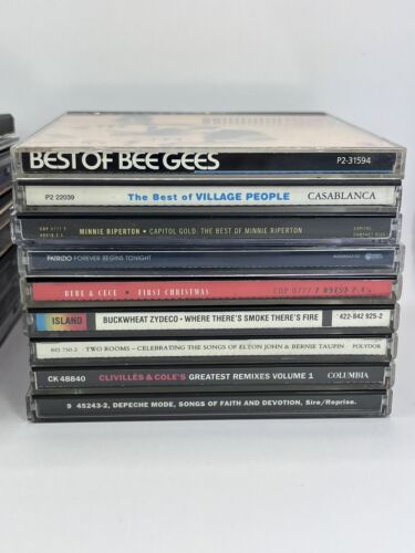 A batch of 20 Mixed collectible CD for sales ***used Condition* As Is ...