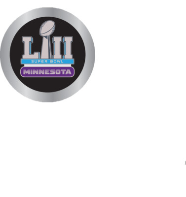 Super Bowl LII Jumbo Logo Pin in Tin 52 Feb 4 2018 Minneapolis ...